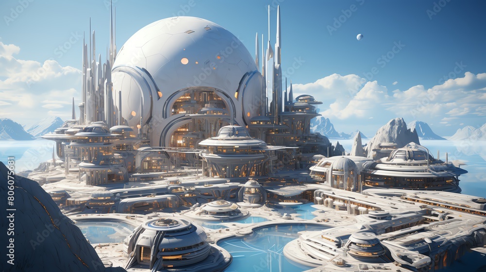 Concepts for human settlements in space, either on celestial bodies or ...