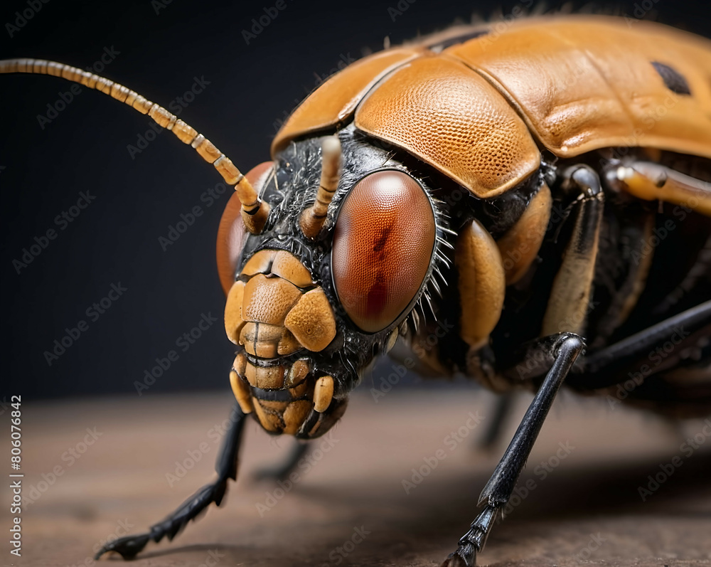 The photos of animal models with unique details and textures, such as ...
