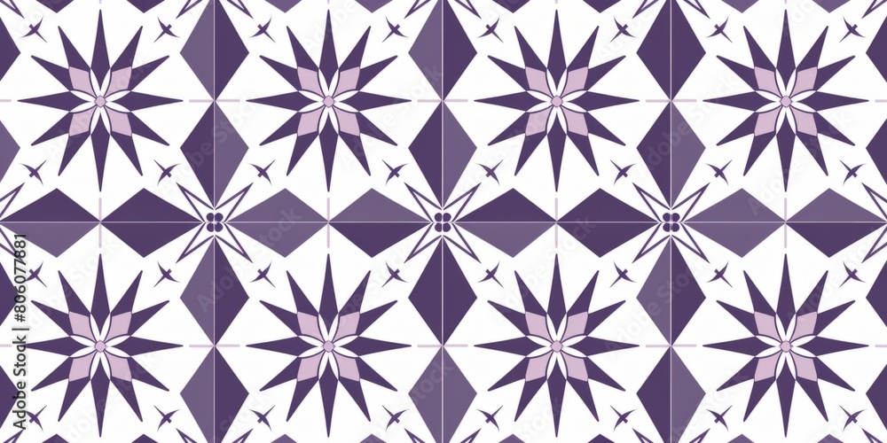 Elegant Purple and White Geometric Pattern Background. Design for ...