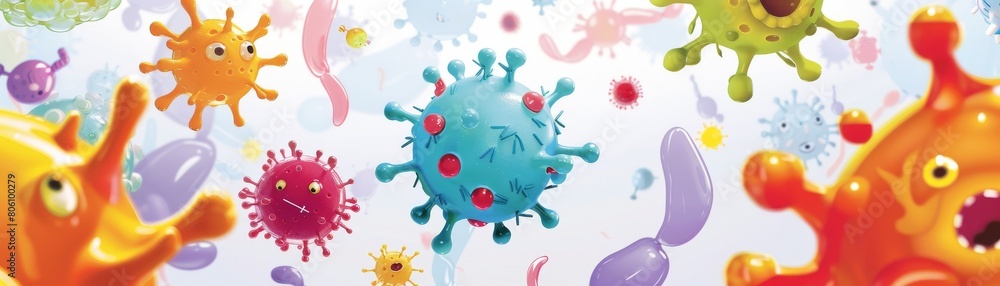 Interactive educational poster for children about the immune system ...