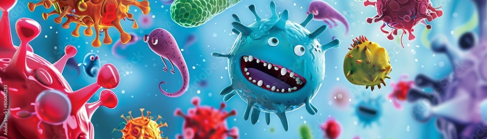 Interactive educational poster for children about the immune system ...