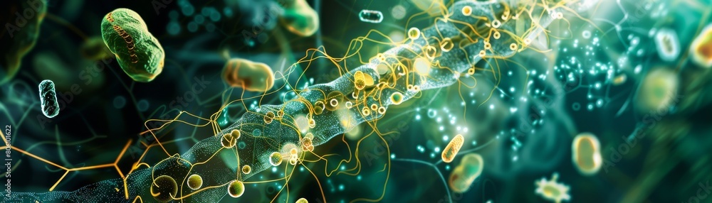Dynamic poster showing the biochemical pathway of bile production, with ...