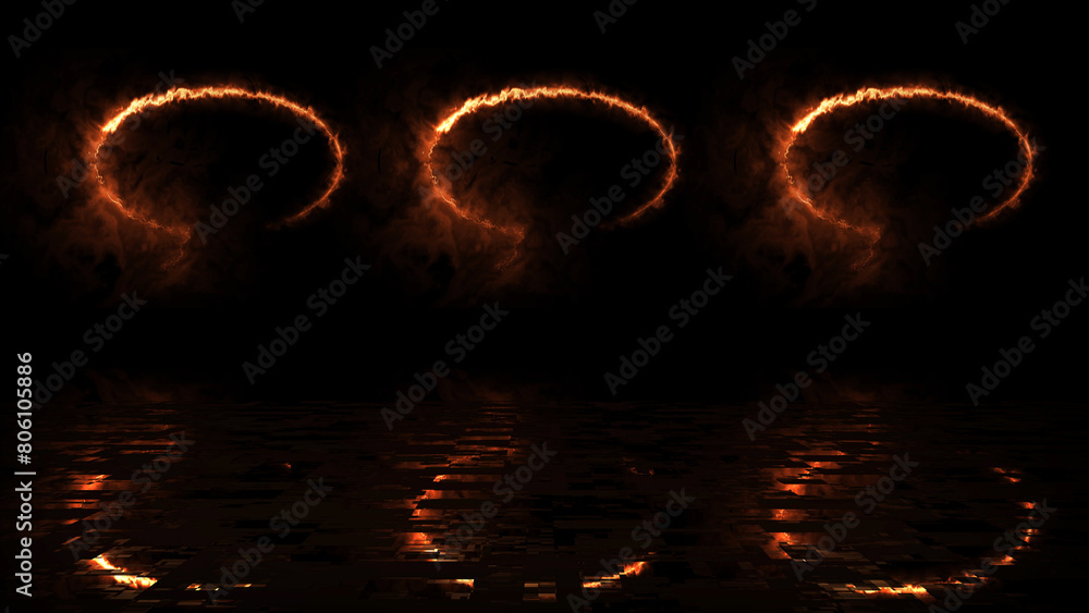 Chat typing bubble message icon 3 animated black bg. Neon typing ...