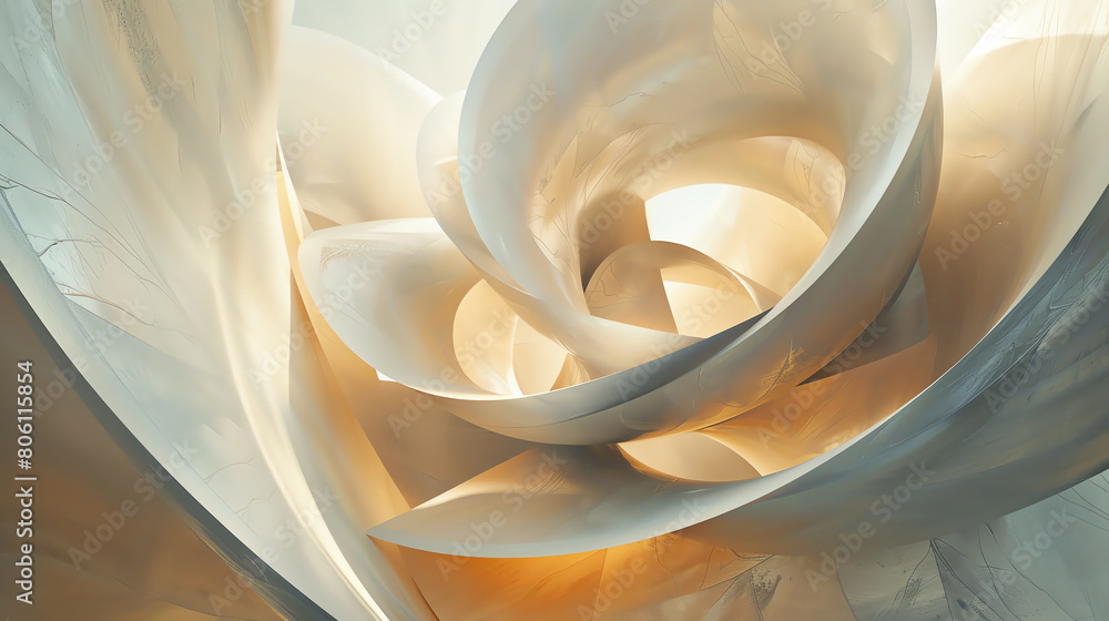 Blend traditional oil painting with futuristic 3D rendering techniques ...