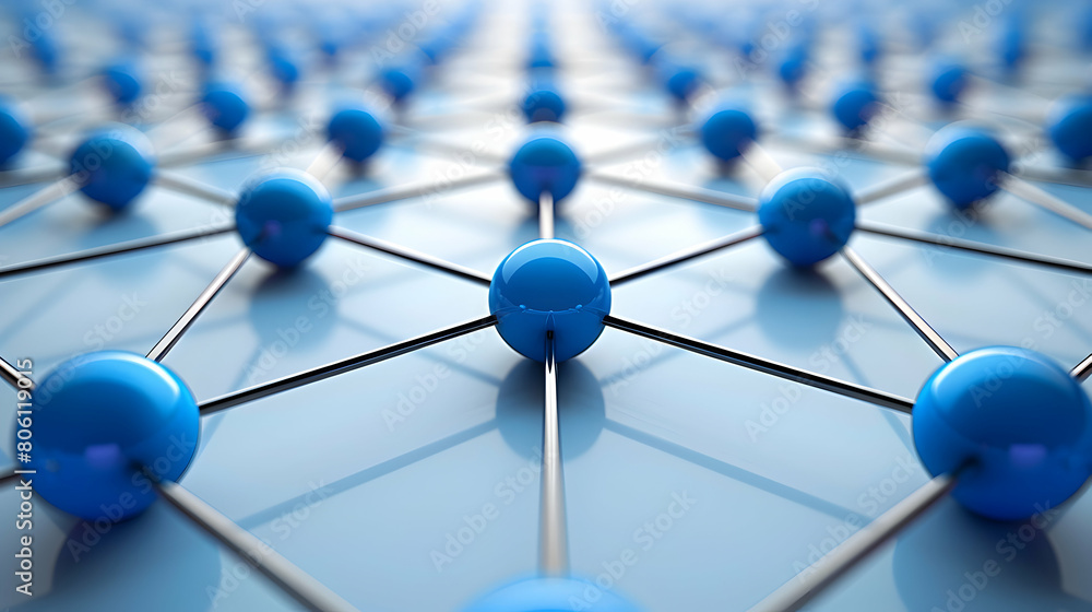 3D Cartoon Communication Network Illustration Icon for Interconnected ...