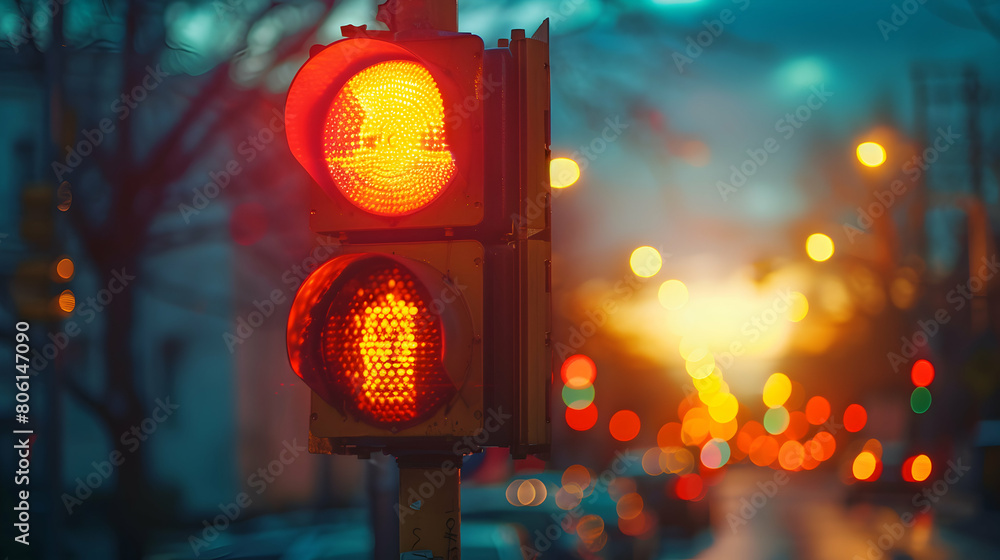 Ultra Realistic Traffic Signal Countdown Timer Concept with Colorful ...