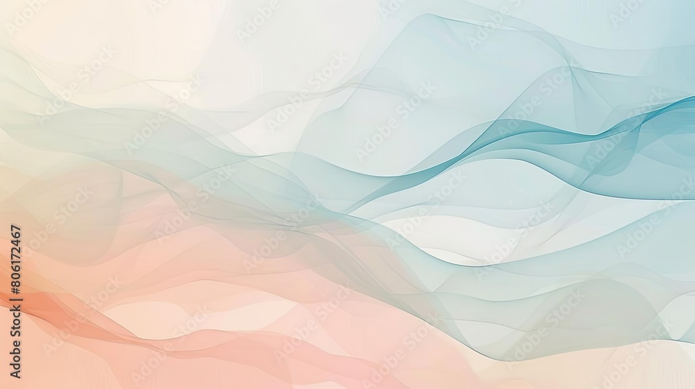 Background minimalis dengan elemen soft pastel kotak putih lingkaran ...