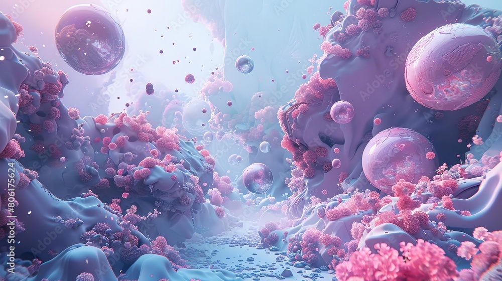 Explore the depths of an alien ocean, where bio-luminescent creatures ...