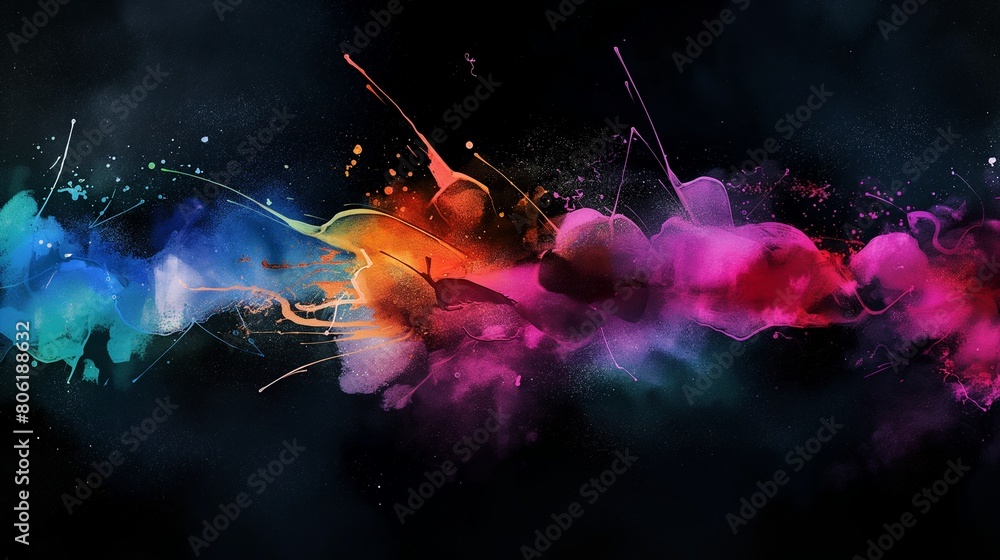 wavered and mystical gradient light smoke background with marble design ...
