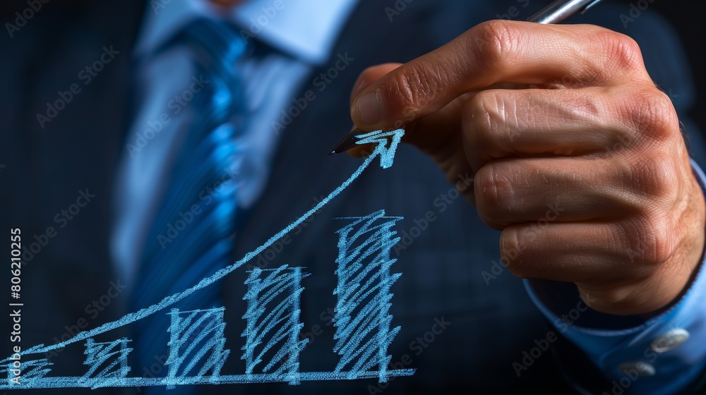 Analyzing global financial growth through interactive digital graphs ...