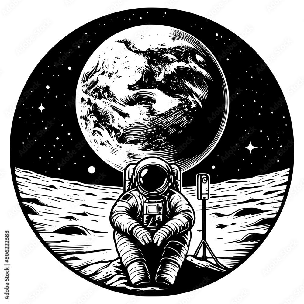 Astronaut Moon, Astronaut Scene, Lunar Astronaut , Space Scene ...