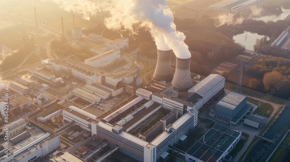 An aerial view of one of the most beautiful and eco-friendly power ...