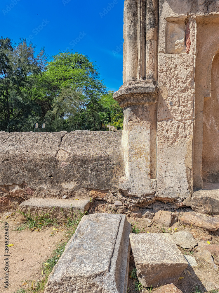 Sikandar Lodi Tomb, ruler of Delhi Sultanate. Ancient stone mausoleum ...