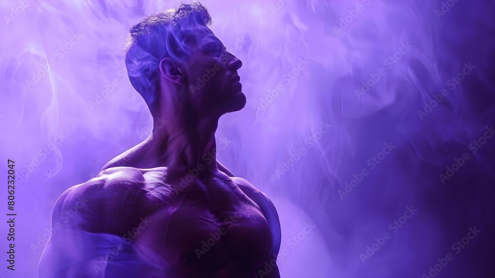 Showcasing Defined Muscles Through Peak Fitness Bodybuilding Strength ...