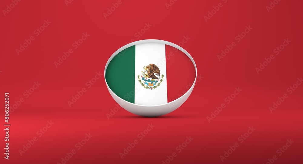 Mexican State Flag, Mexican flag visual presentation. Stock ...