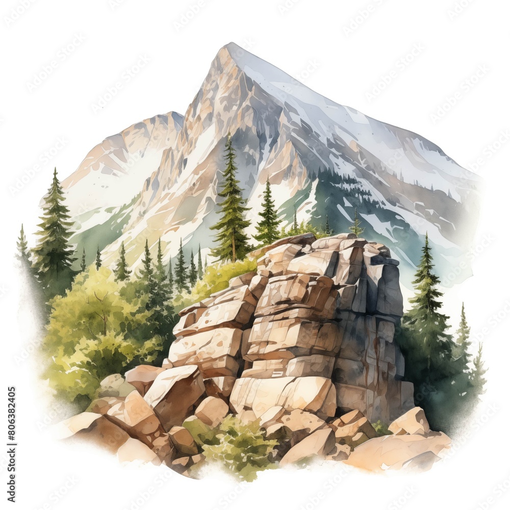 Canadian Rockies. Banff national park. Park landscape clipart ...