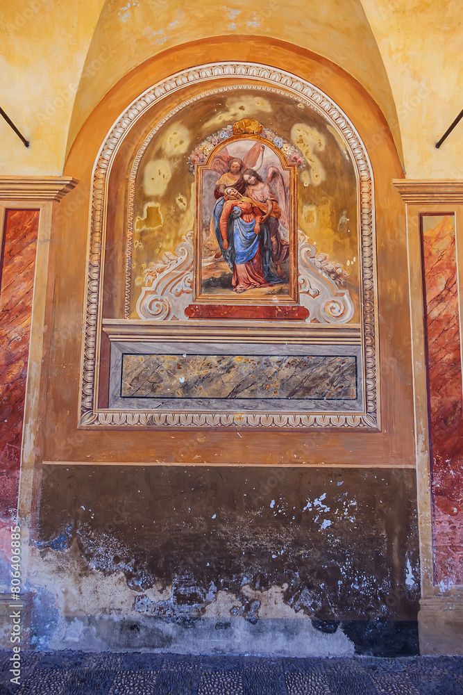 Interior of Cimiez Monastery of Nice (also known as Monastery Notre ...