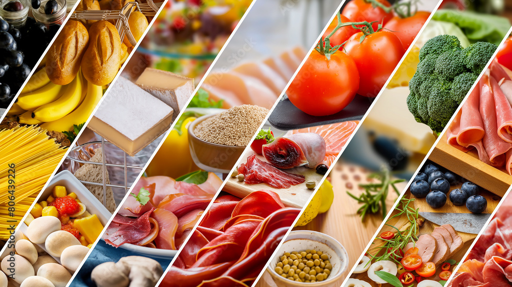 Comprehensive Culinary Collection, Diverse Food Types from Fresh Fruits ...