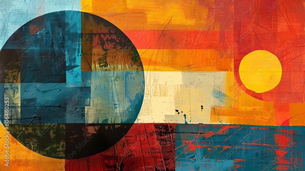 exploration of negative space in abstract composition featuring a ...