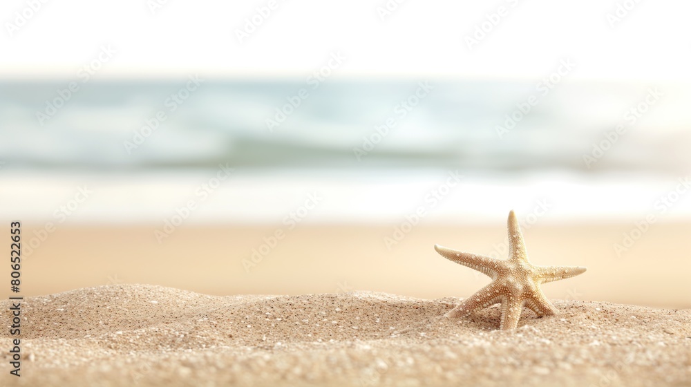Foto de Fundo fotográfico de verão, apresentando uma bela praia com ...