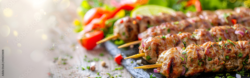 Savory Delights' Heavenly Lula Kebab, Grilled to Perfection, Served ...