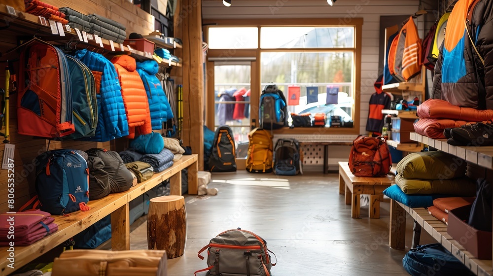An outdoor adventure gear outlet, equipped with everything from camping ...