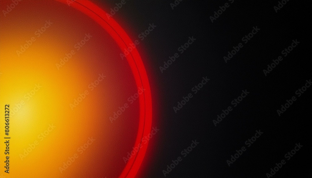 Volcanic Vibes: Fiery Ring Amidst Grainy Texture on Black Background ...