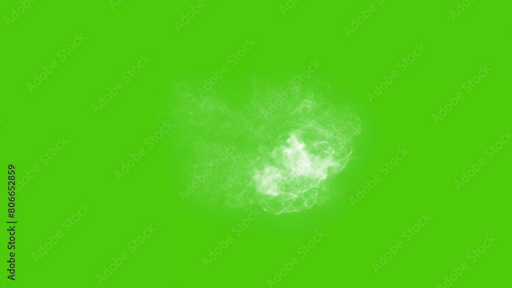 Winter Frost VFX, Smoke visual effect on green screen background ...