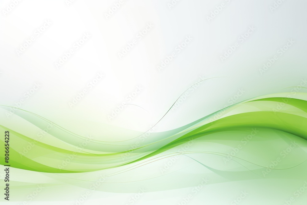 Green ecology abstract vector background natural flow energy concept ...