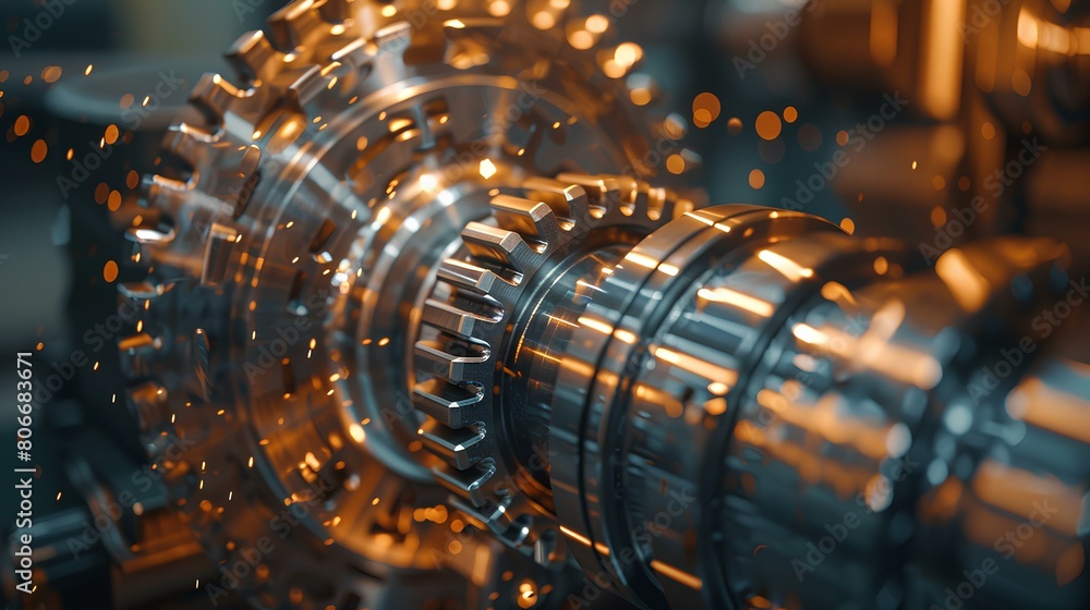 Complex Array of Gears and Cogs in Machinery,Detailed view of a complex ... Complex Array of Gears and Cogs in Machinery,Detailed view of a complex ...