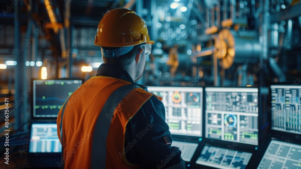 Engineer conducting root cause analysis on equipment failures ... Engineer conducting root cause analysis on equipment failures ...