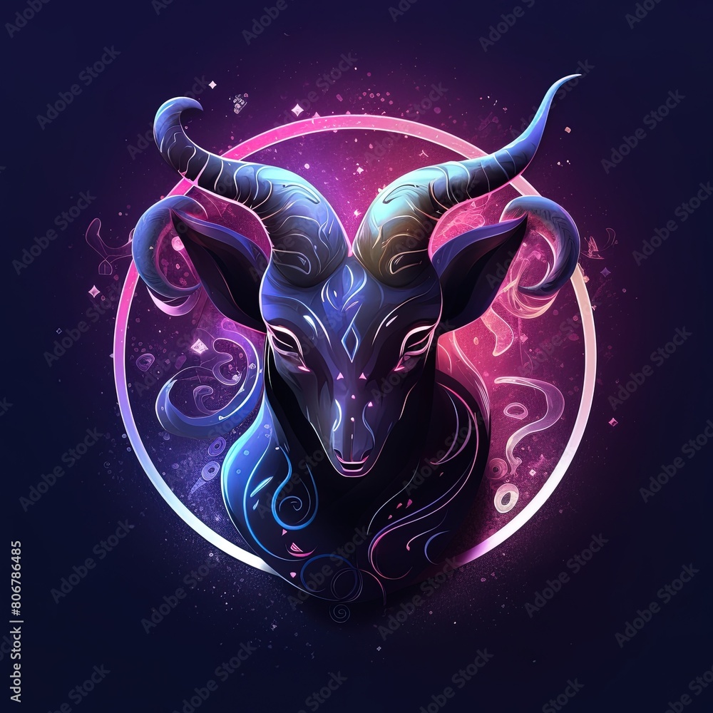 aurus, the Bull: Majestic Zodiac Sign Illustration for Your Design ...