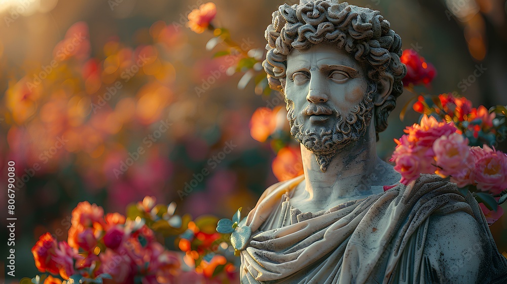 Ancient Greek statue of a man. Roman statue of a nobleman or an Ancient ...