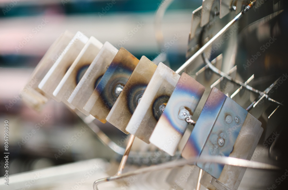 A hard rusty industrial welded soldered metal texture structure ...