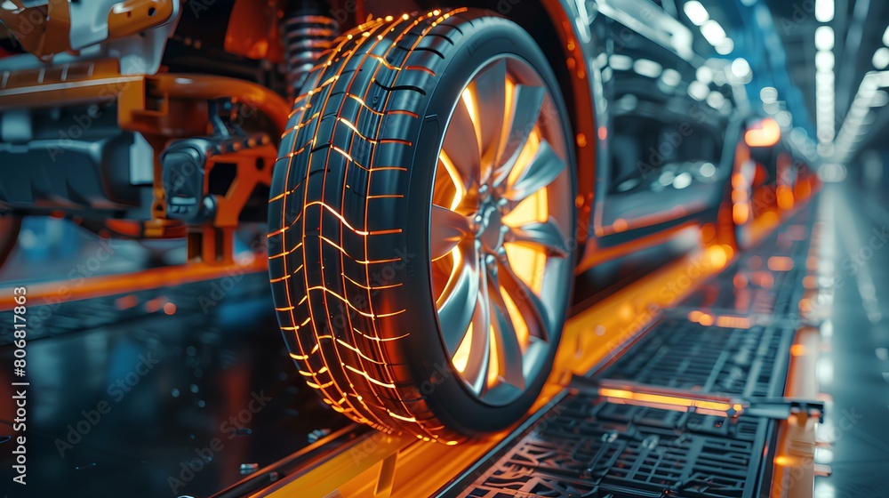 Futuristic Automotive Assembly Line with Advanced Robotics,Futuristic ... Futuristic Automotive Assembly Line with Advanced Robotics,Futuristic ...