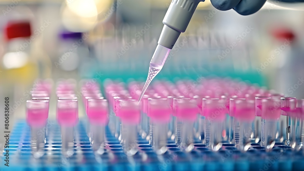 Scientists use PCR gene sequencing and protein analysis tools in ...