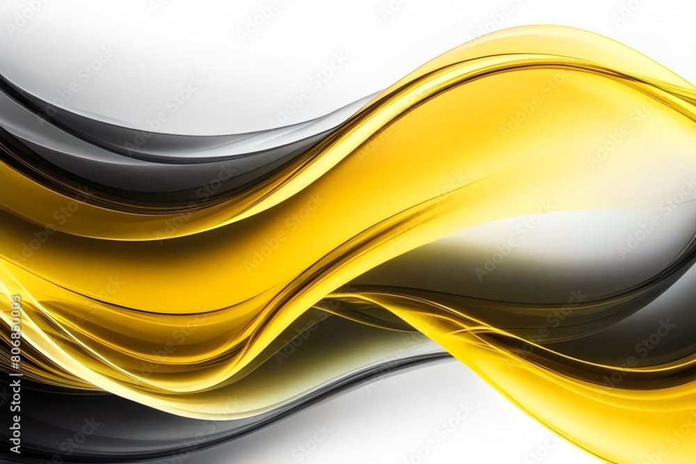 yellow flow glass waves abstract background design, backgrounds Stock ...