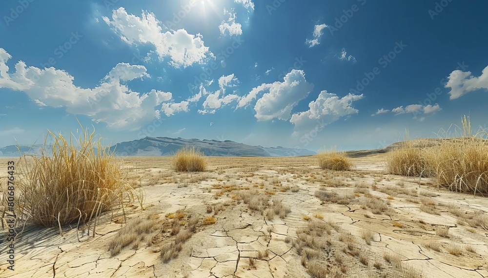 Virtual reality 3D environment showing drought progression, interactive ...