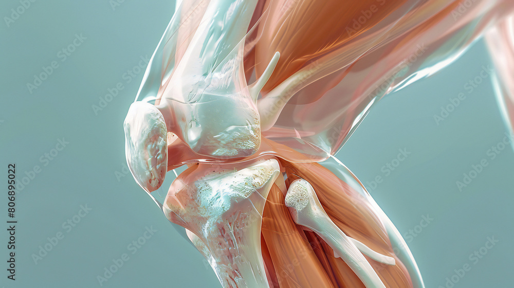Illustrating Iliotibial Band Syndrome: Painful Knee Joint, Inflammation ...