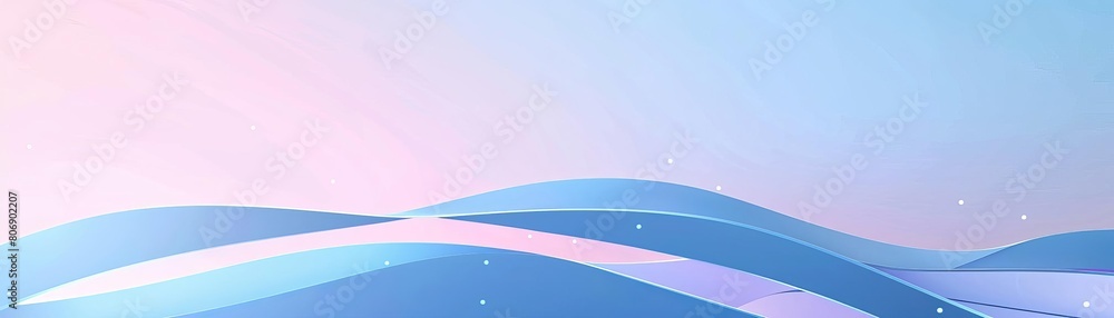 Design a professional, modern, and clean website banner. Use a soft ...