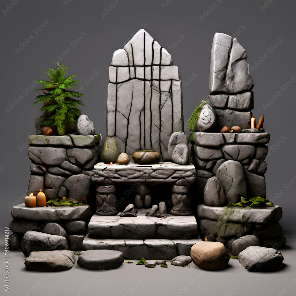 simple stone altar set of various stone altars various models from ...