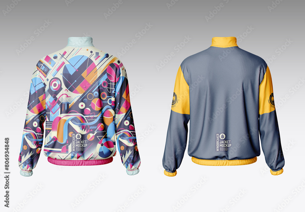 Sport Jacket Mockup Stock Template | Adobe Stock