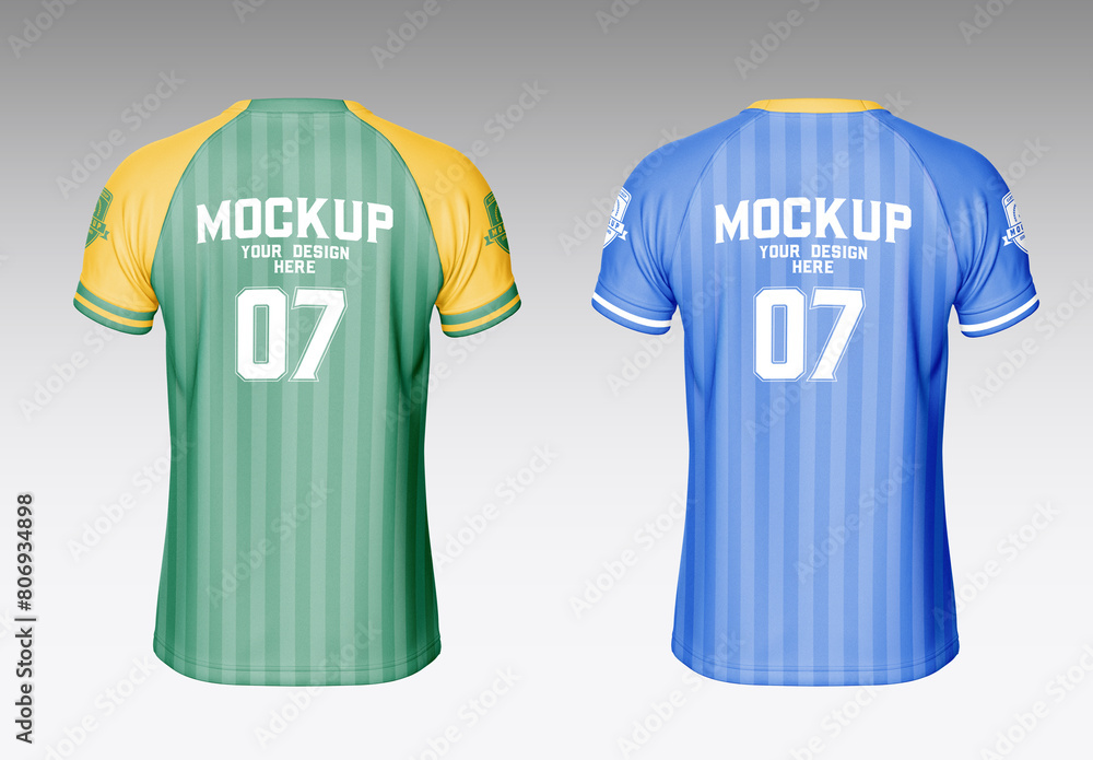 Rugby Jersey Mockup Stock Template | Adobe Stock