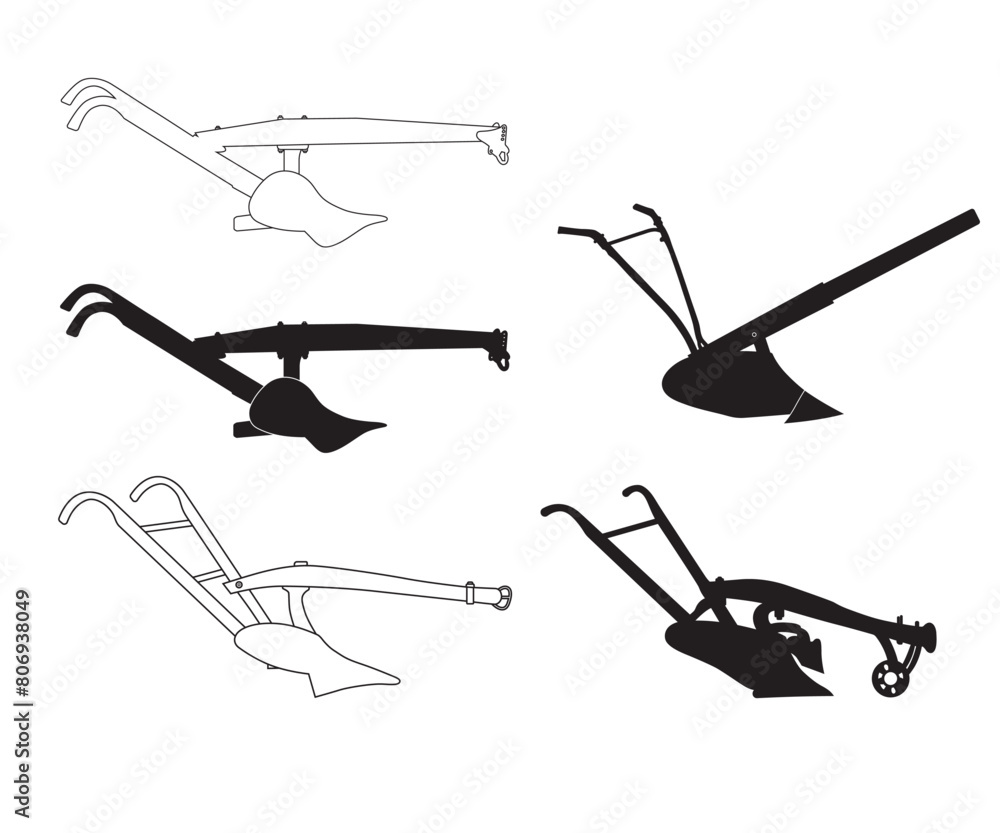 Old Plow svg, Farming Vector, Farmhouse svg File, old plow monogram ...