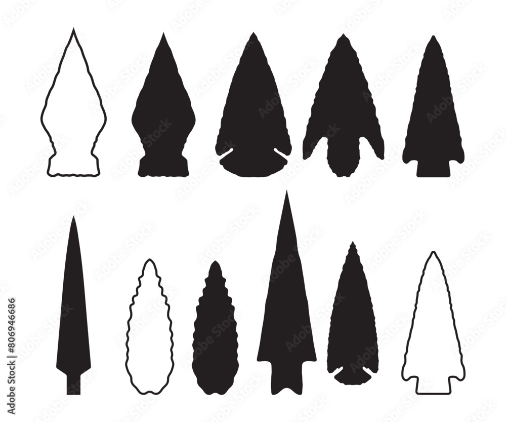 Indian Arrowhead monogram, Indian Arrowhead svg, Arrowhead PNG ...