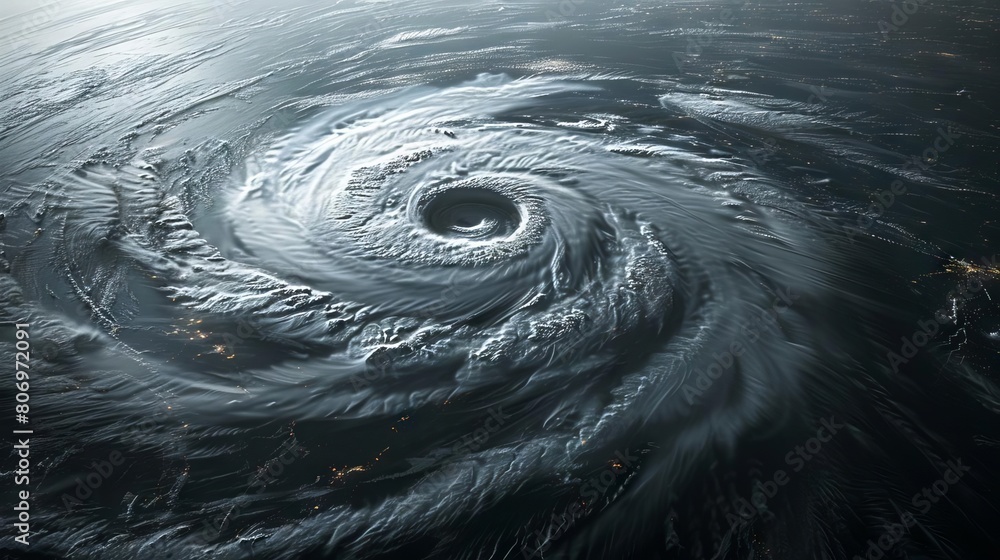 Sci-tech 3D model of hurricane intensifying, climate tipping point ...