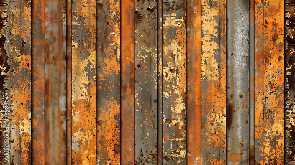 Dirty rusty texture, tary rusty textured corrugated sheet background ...