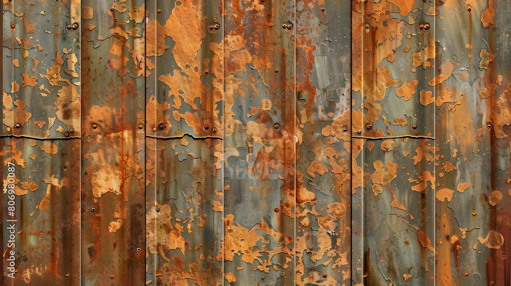 Dirty rusty texture, tary rusty textured corrugated sheet background ...