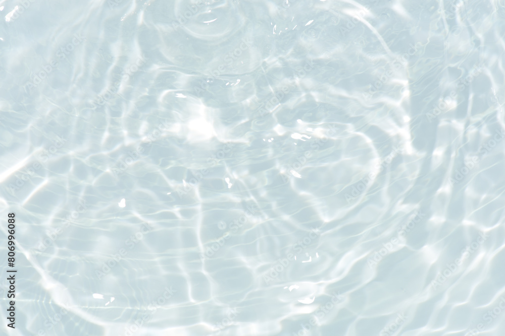 White water with ripples on the surface. Defocus blurred transparent ...