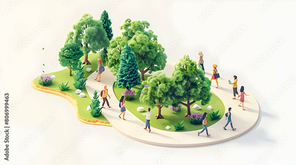 3D Flat Icon of Communities Coming Together for a Mothers Day Charity ...